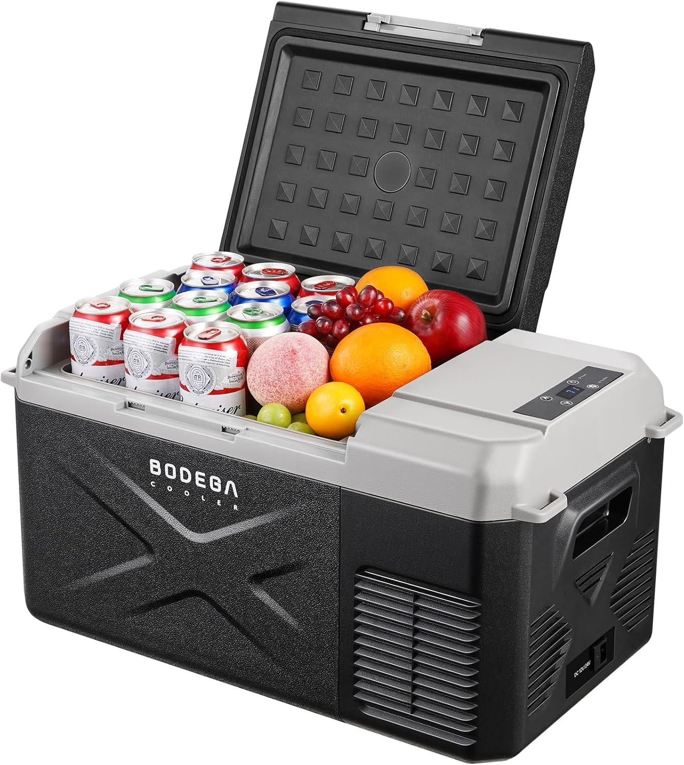 BODEGACOOLER 12 Volt Car Refrigerator, 18 Quart Portable Freezer, Car ...