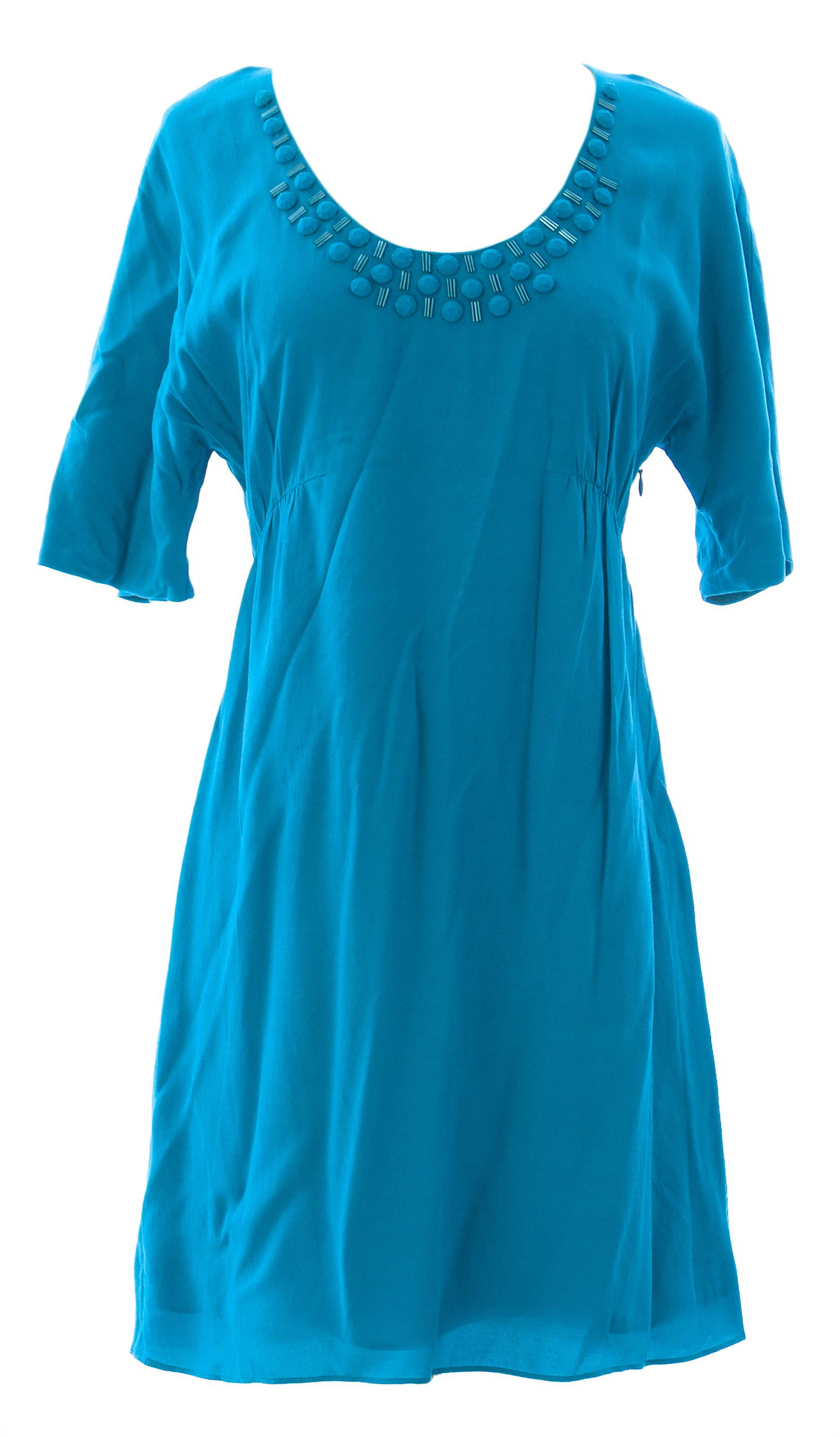 BODEN Women's Decadent Tunic Dress US Sz 6L Ultramarine Blue - Walmart.com