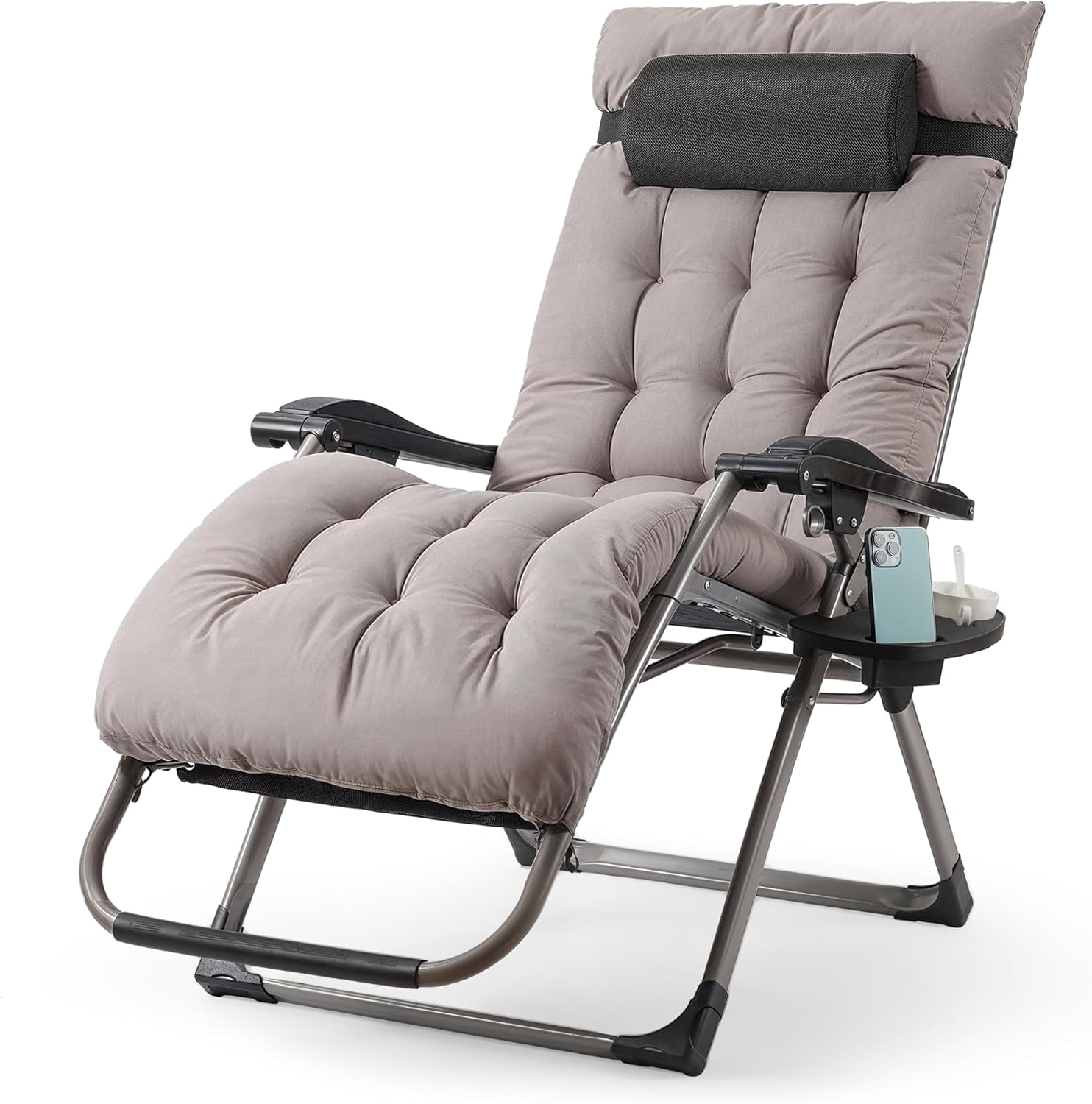 BODIOO Zero Gravity Chair, Outdoor Foldable Padded Lounge Chair ...