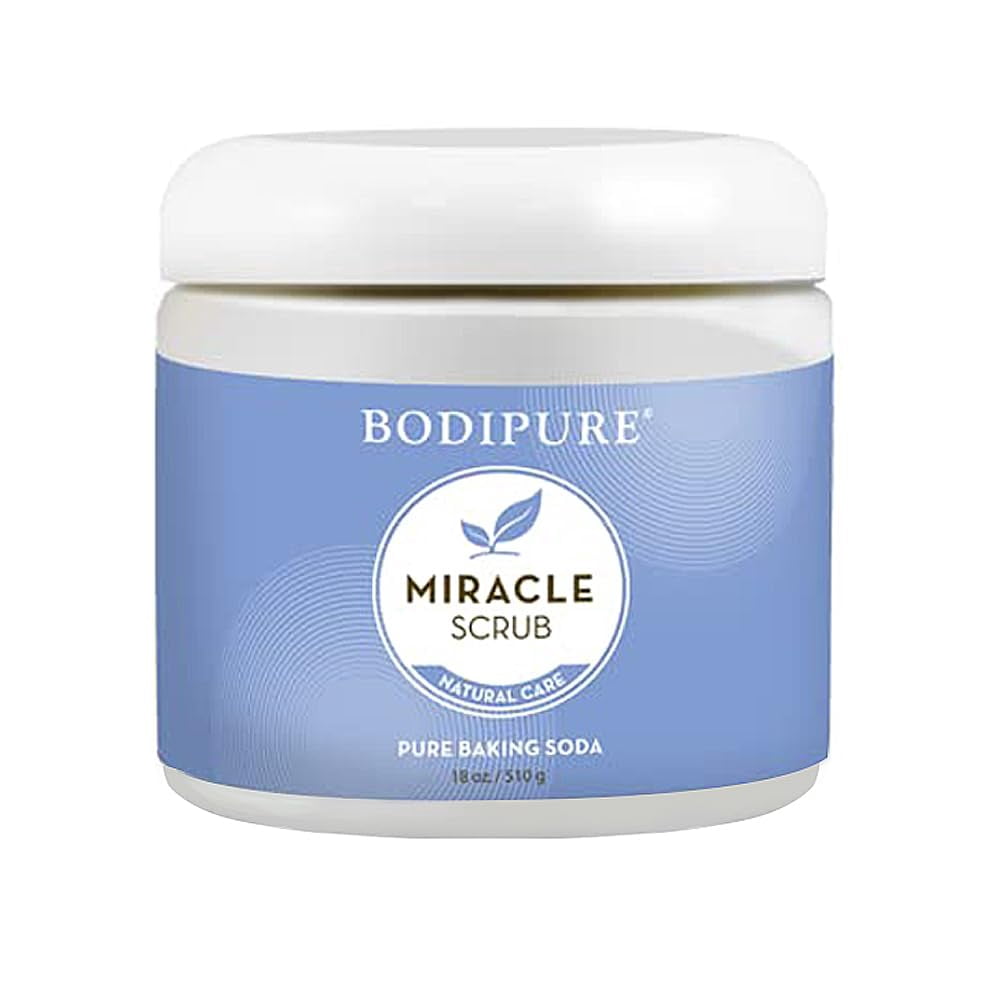 BODIPURE Miracle Baking Soda Foot Scrub – Spa Quality Cooling and ...