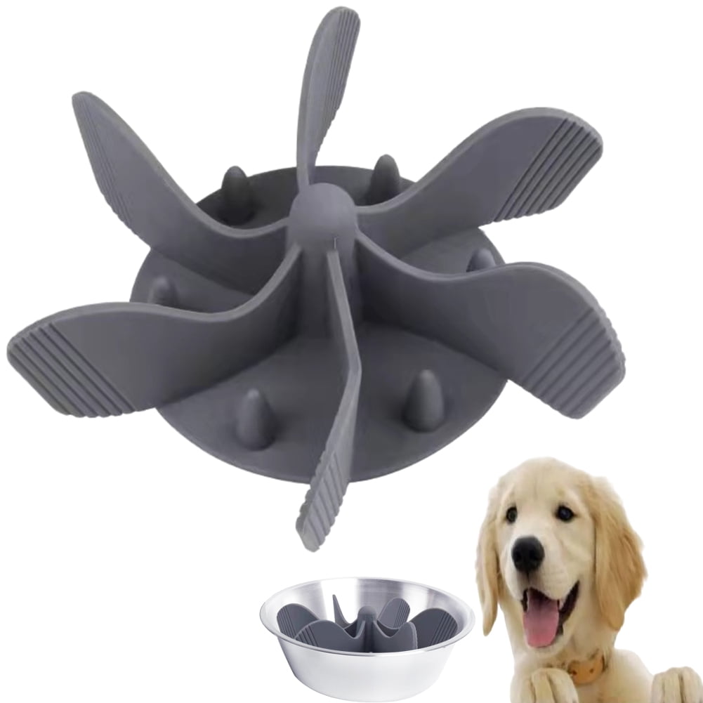 BODISEINT Slow Feeder Insert with Suction Cup,Soft Slow Feeder Dog ...