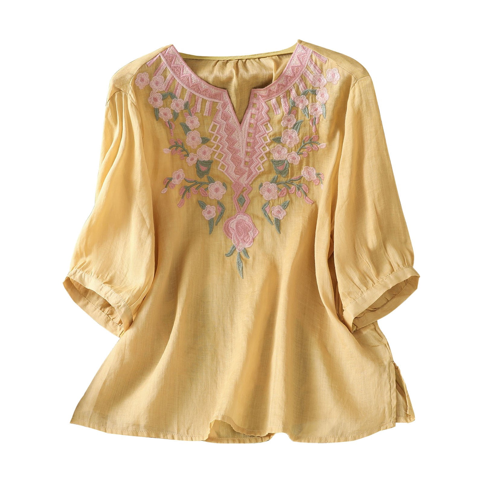 BODOAO Linen Topss for Women Skin-Friendly Gauze Tops Soft Breathable ...