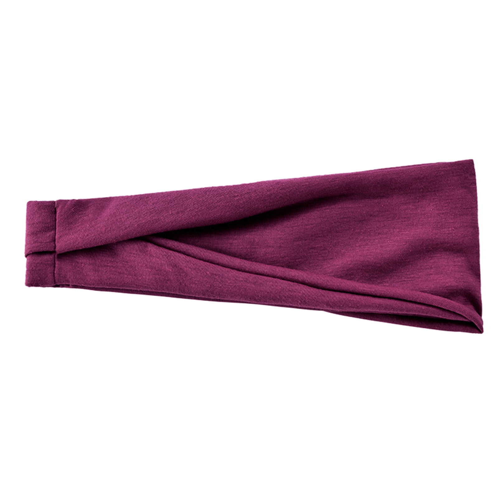 BODOAO Soft Wide Headbands for Men Women Non Slip Elastic Sweatbands ...