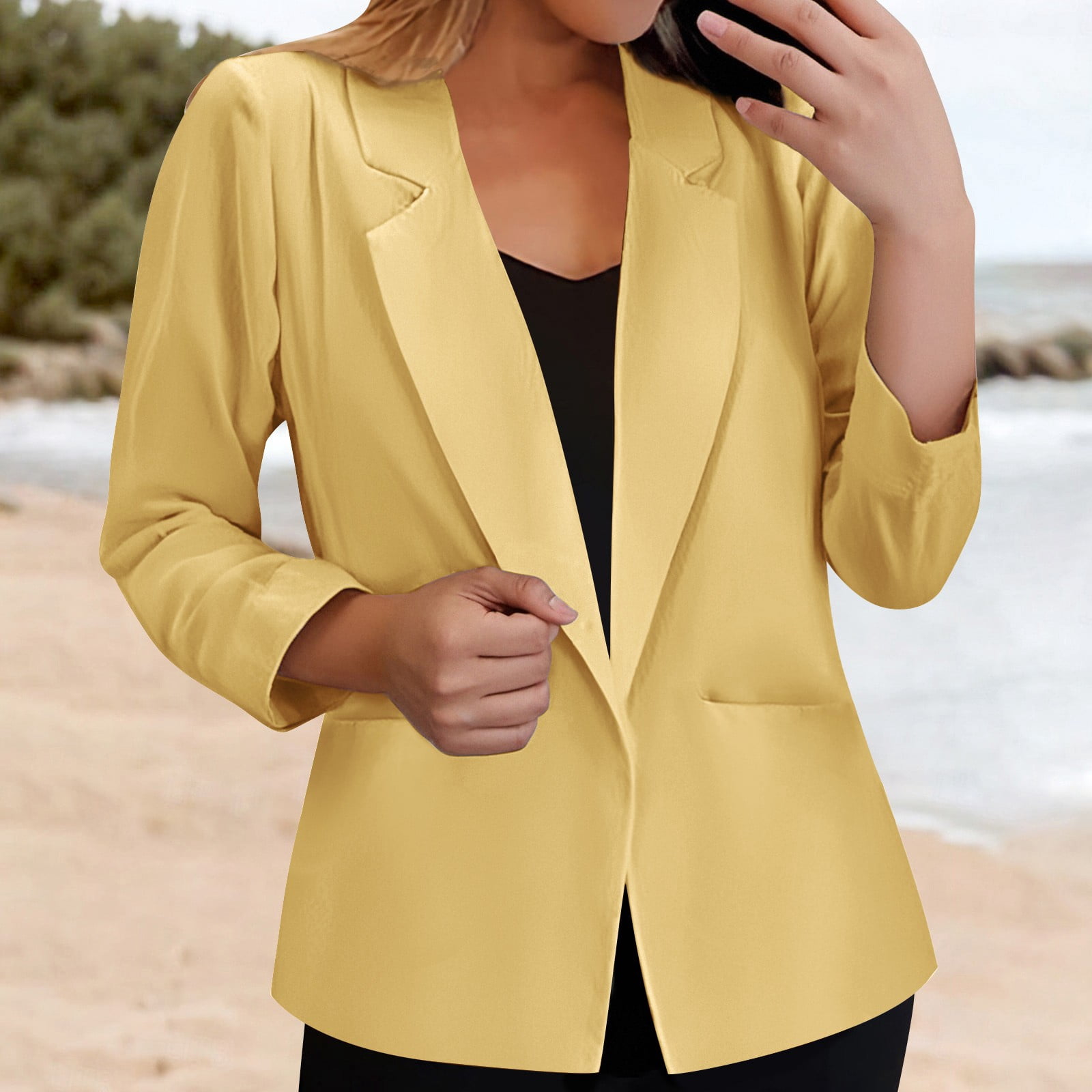 BODOAO Suit Jackets for Women Business Casual Comfortable Blazers ...