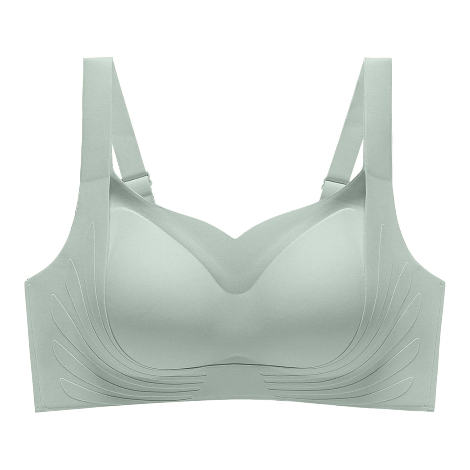 BODOAO Women's Comfortable Traceless Chest Without Support Anti Drop ...