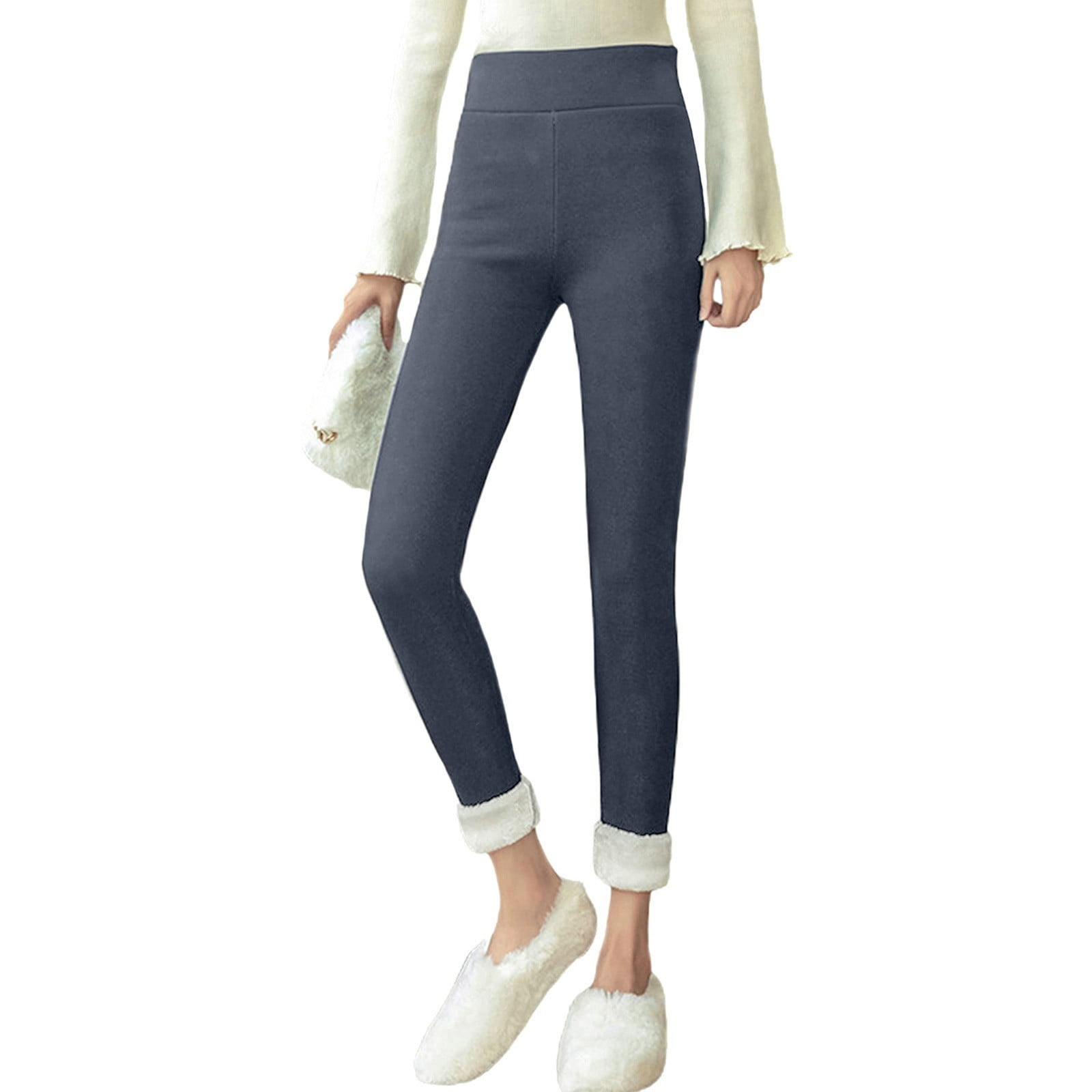 BODOAO Womens Fleece Lined Leggings Insulated Workout Thermal Tights ...