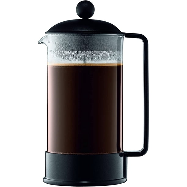 BODUM Brazil French Press Coffee Maker with Borosilicate Glass Carafe ...