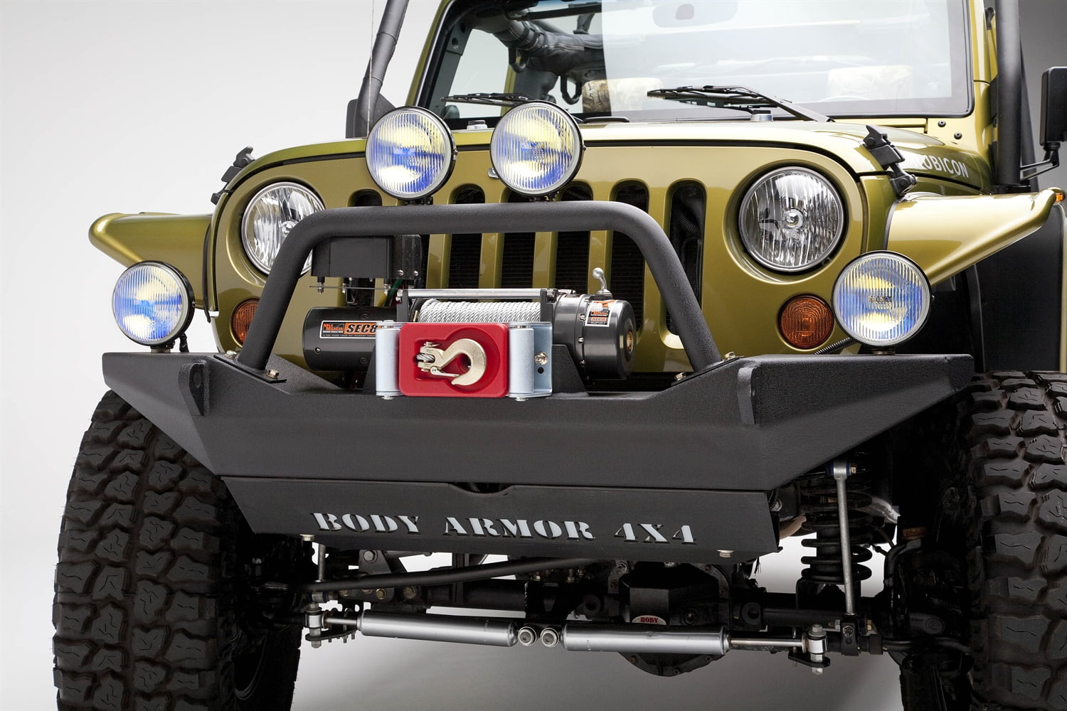 BODY ARMOR 4X4 JK-19531 07-C JK FRONT BUMPER SHEETMETAL DESIGN (NO SKID ...