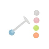 BODY JEWELRY Bioflex 5-Piece Glow in the Dark Labret Set - Walmart.com