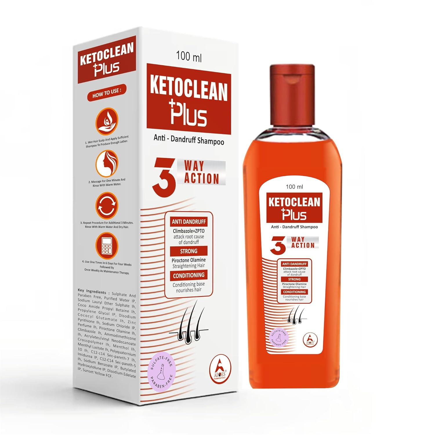 BODY WELLNESS Ketoclean Plus Anti Dandruff 3in1 Shampo 100 ml Treatment ...