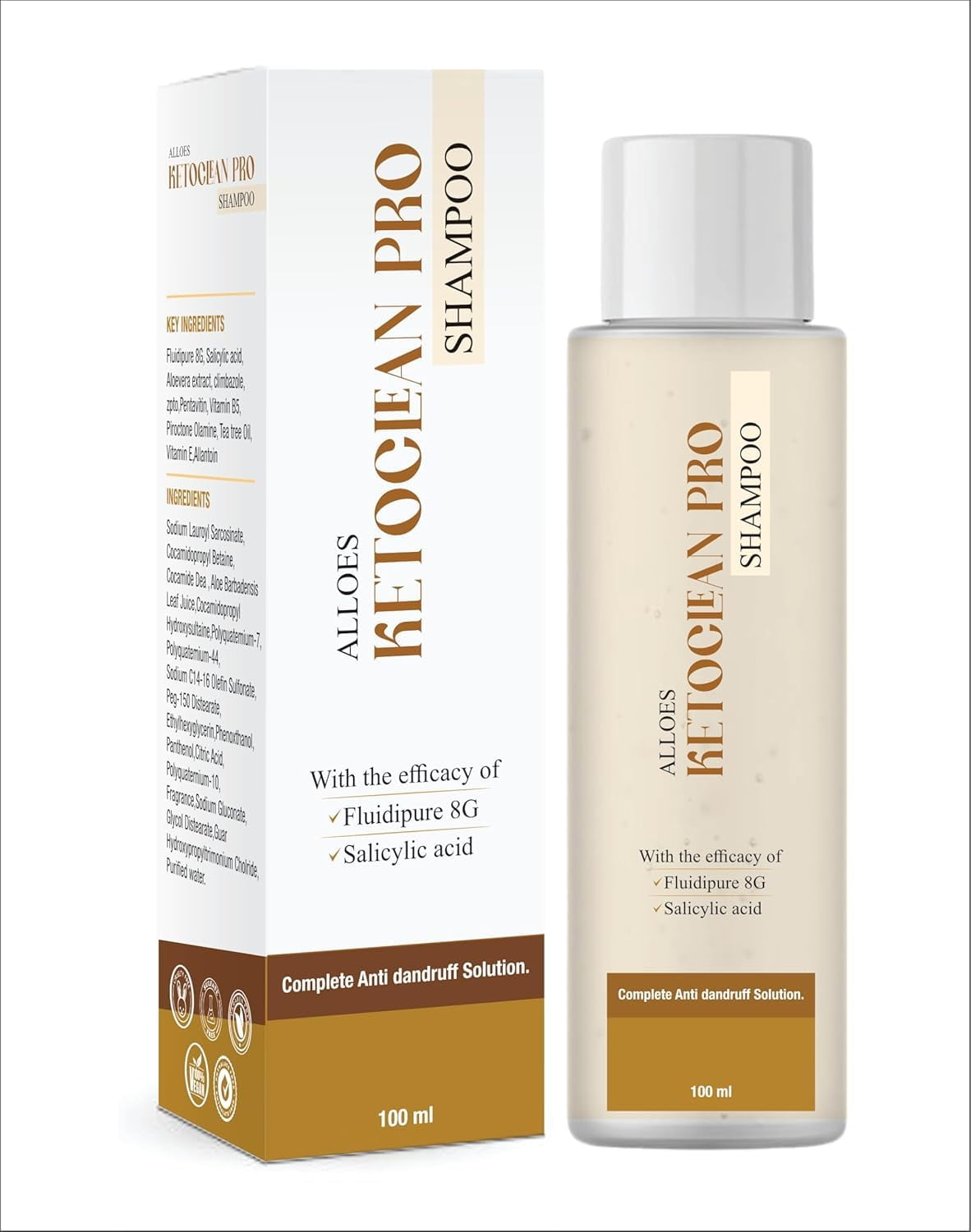 BODY WELLNESS Ketoclean Pro AntiDandruff Shampoo with Fluidipure and ...