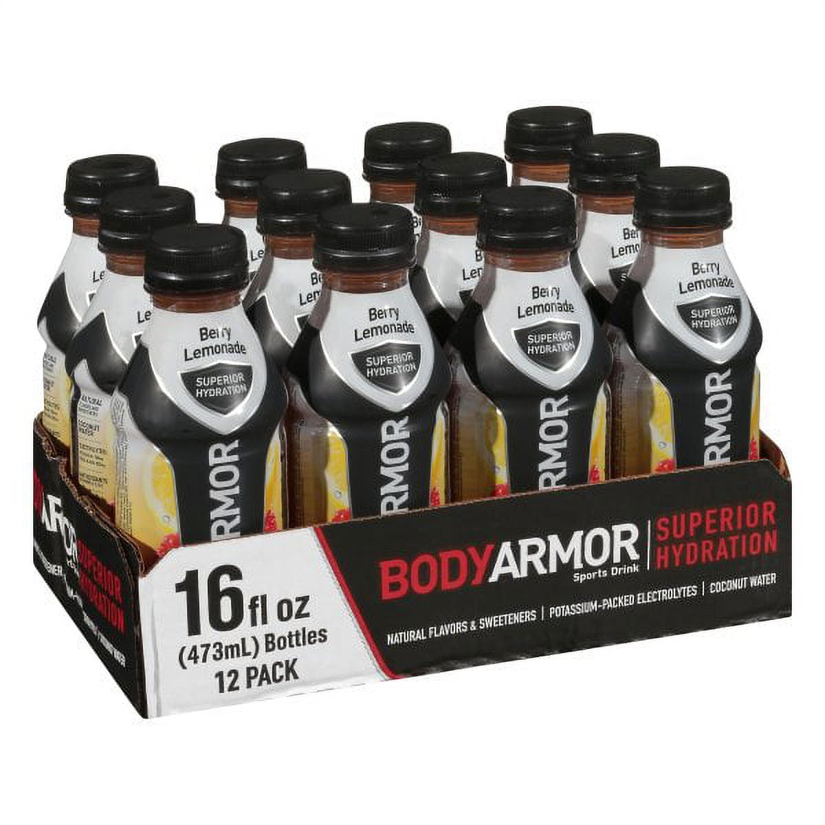 BODYARMOR Berry Lemonade Sports Drink, 16 Fl Oz, 12 Pack - Walmart.com