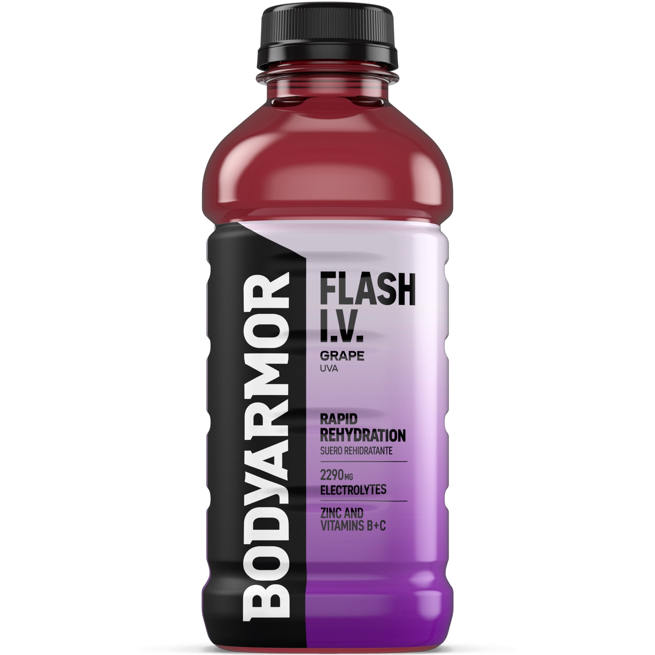BODYARMOR Electrolyte Sports Drink Grape 20 fl oz Bottle with Coconut ...
