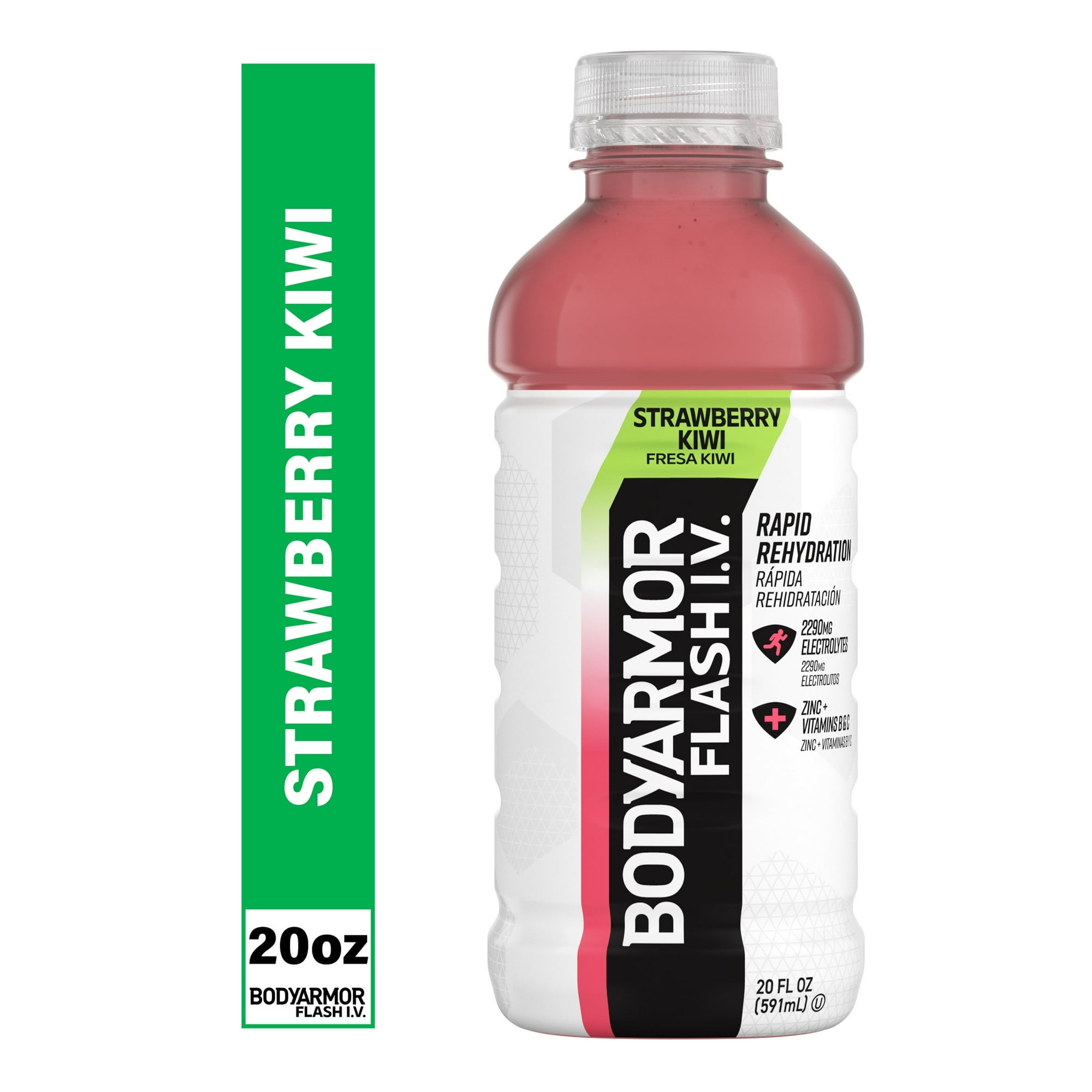 BODYARMOR Flash IV Strawberry Kiwi Electrolyte Hydration Sports Drink ...