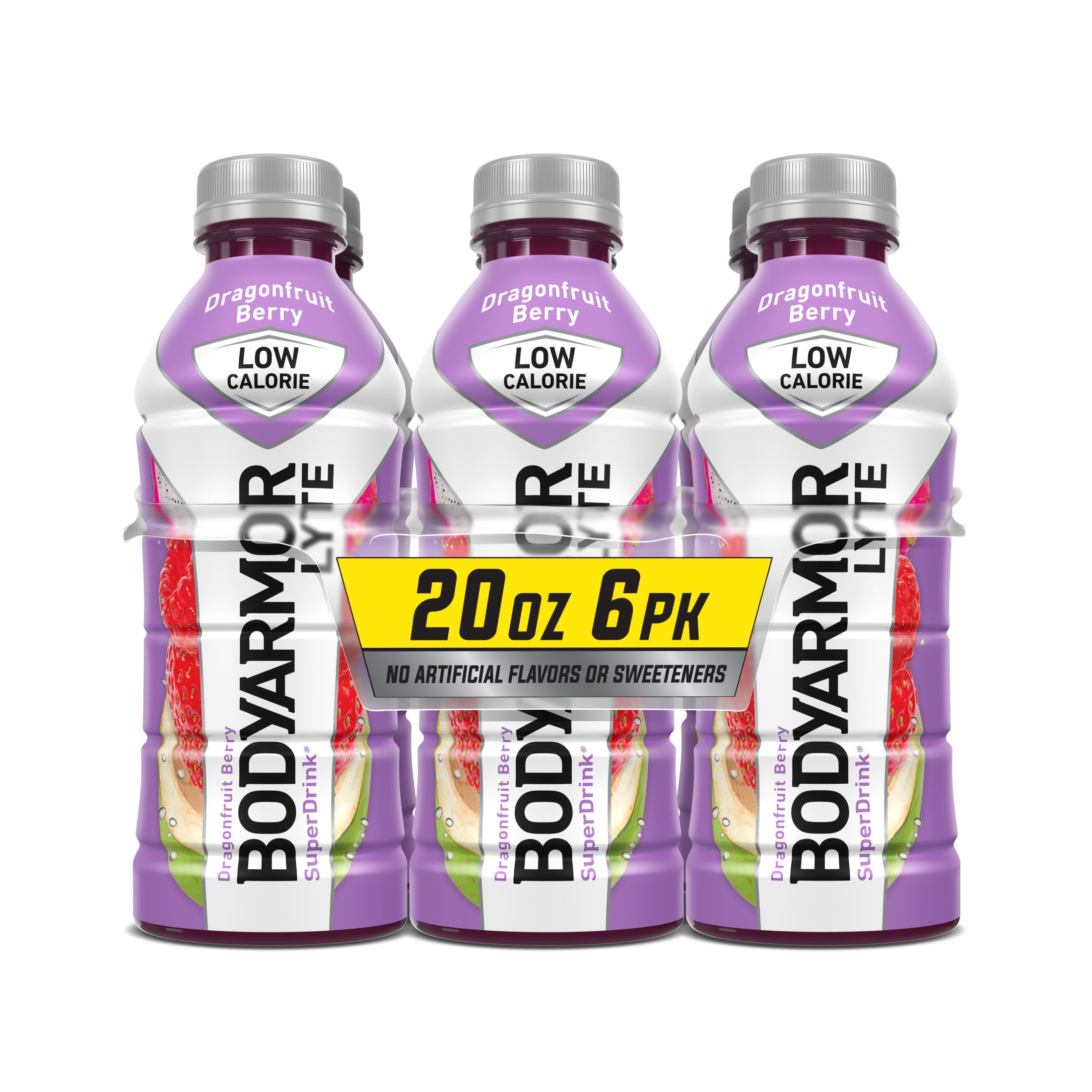 BODYARMOR Lyte Dragonfruit Berry Sports Drink, 20 fl oz Bottles, 6 Pack ...