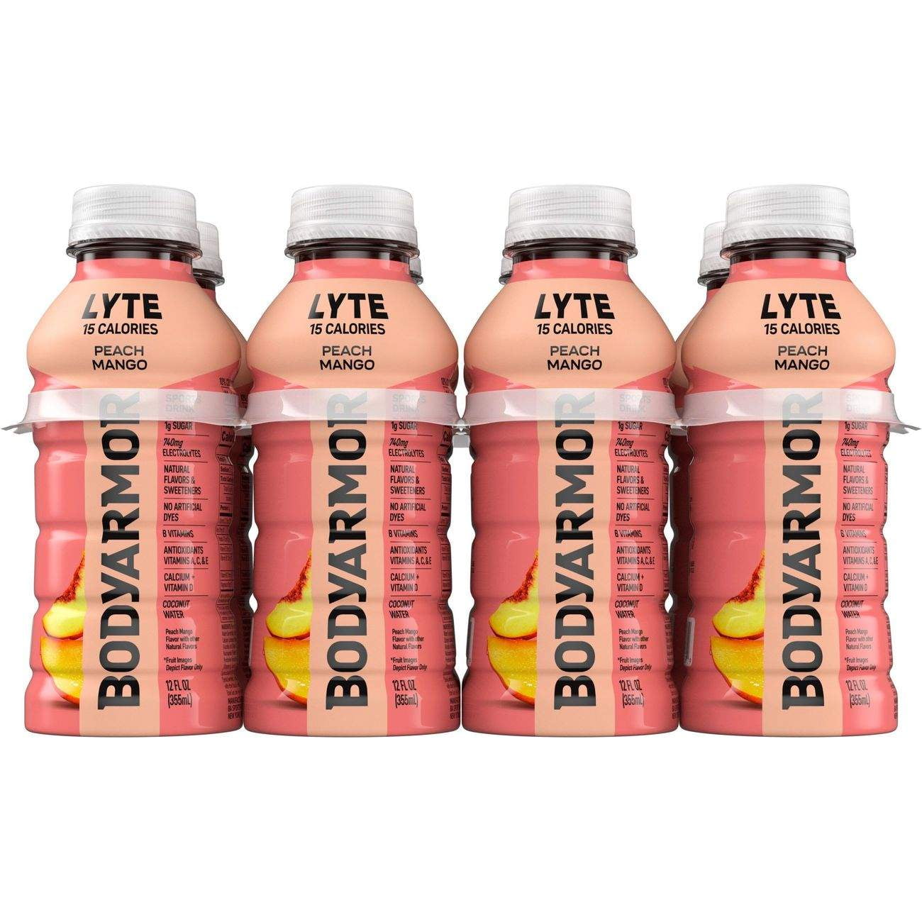 BODYARMOR Lyte Peach Mango - 12 oz - Walmart.com