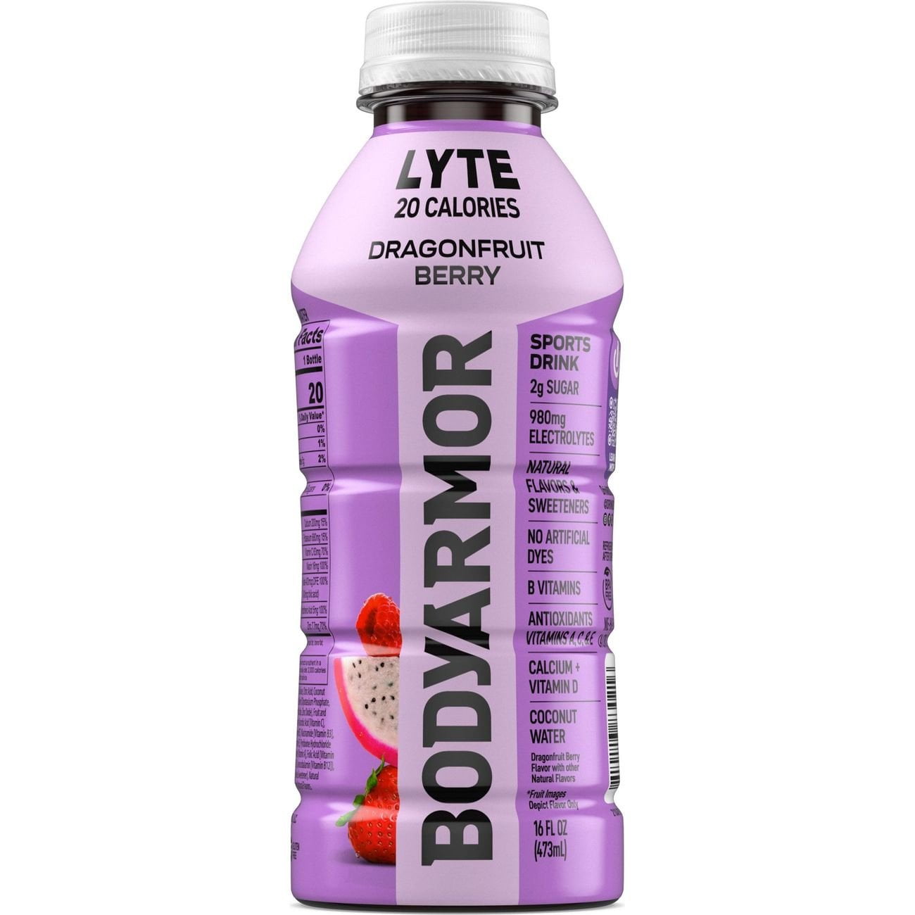 BODYARMOR Lyte Sports Drink Dragonfruit Berry - 16 oz- Pack of 2 ...