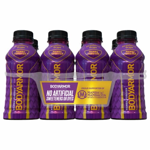 BODYARMOR Mamba Forever Strawberry Grape Sports Drink Multipack Bottles ...