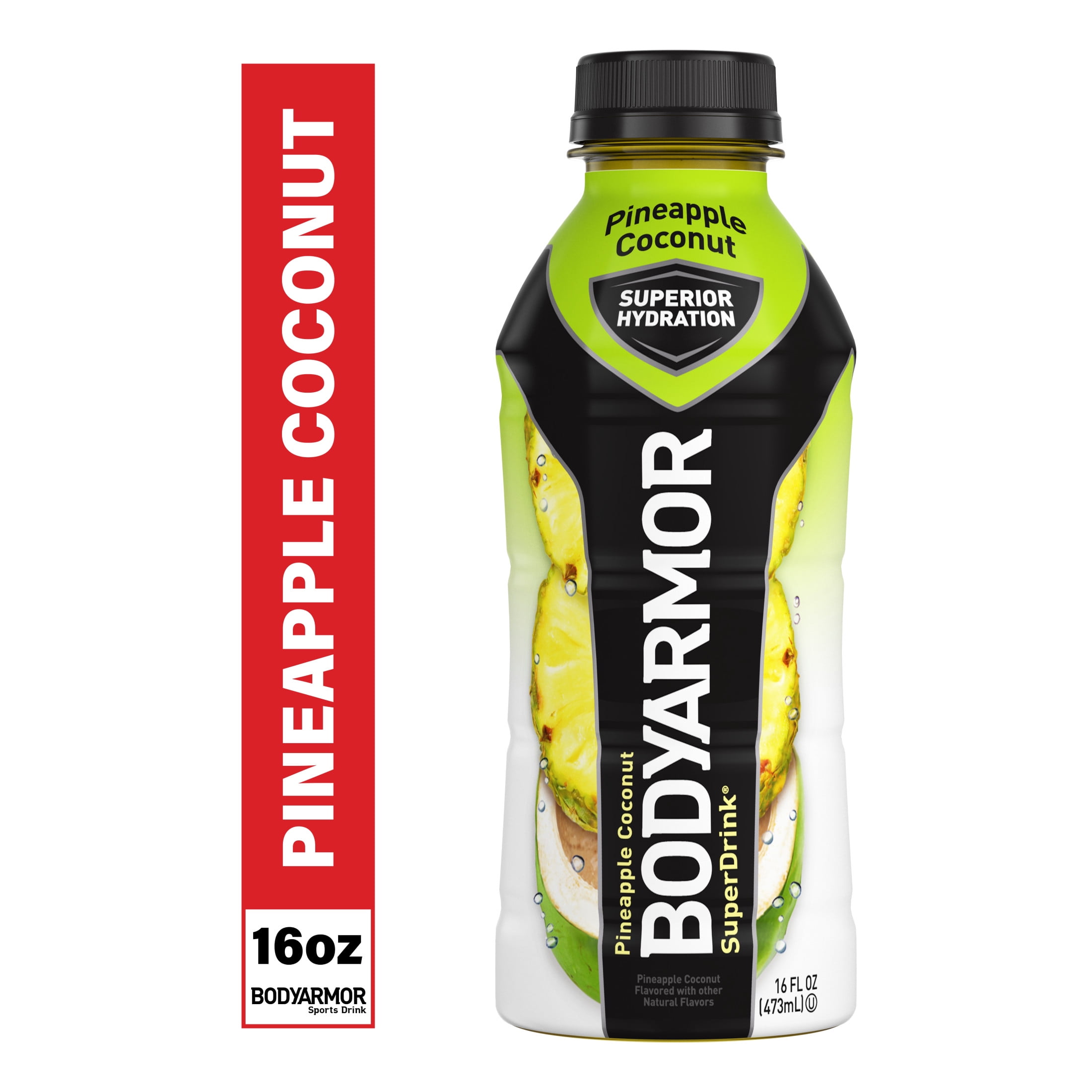 BODYARMOR Pineapple Coconut Electrolyte Sports Drink, 16 fl oz Bottle ...