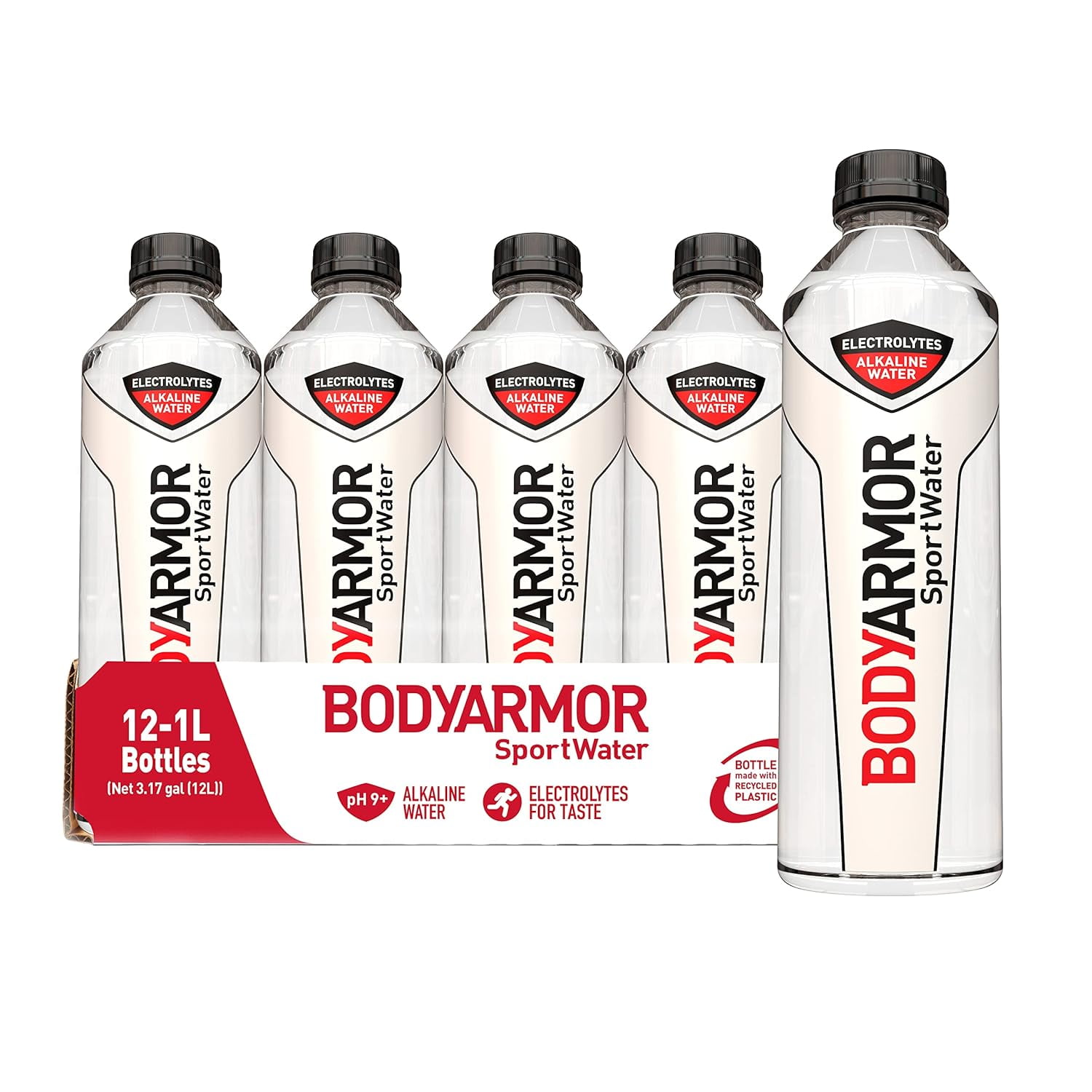 BODYARMOR SportWater Alkaline Water, Superior Hydration, High Alkaline ...