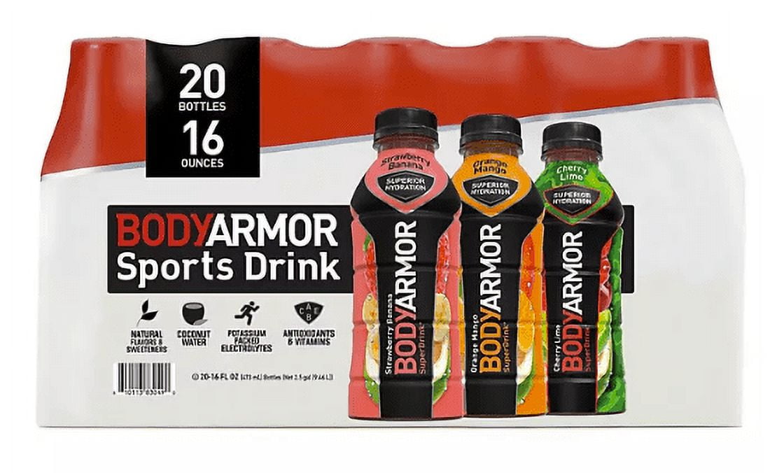 Bodyarmor Sports Drink Variety Pack 16 Fl Oz 20 Pk