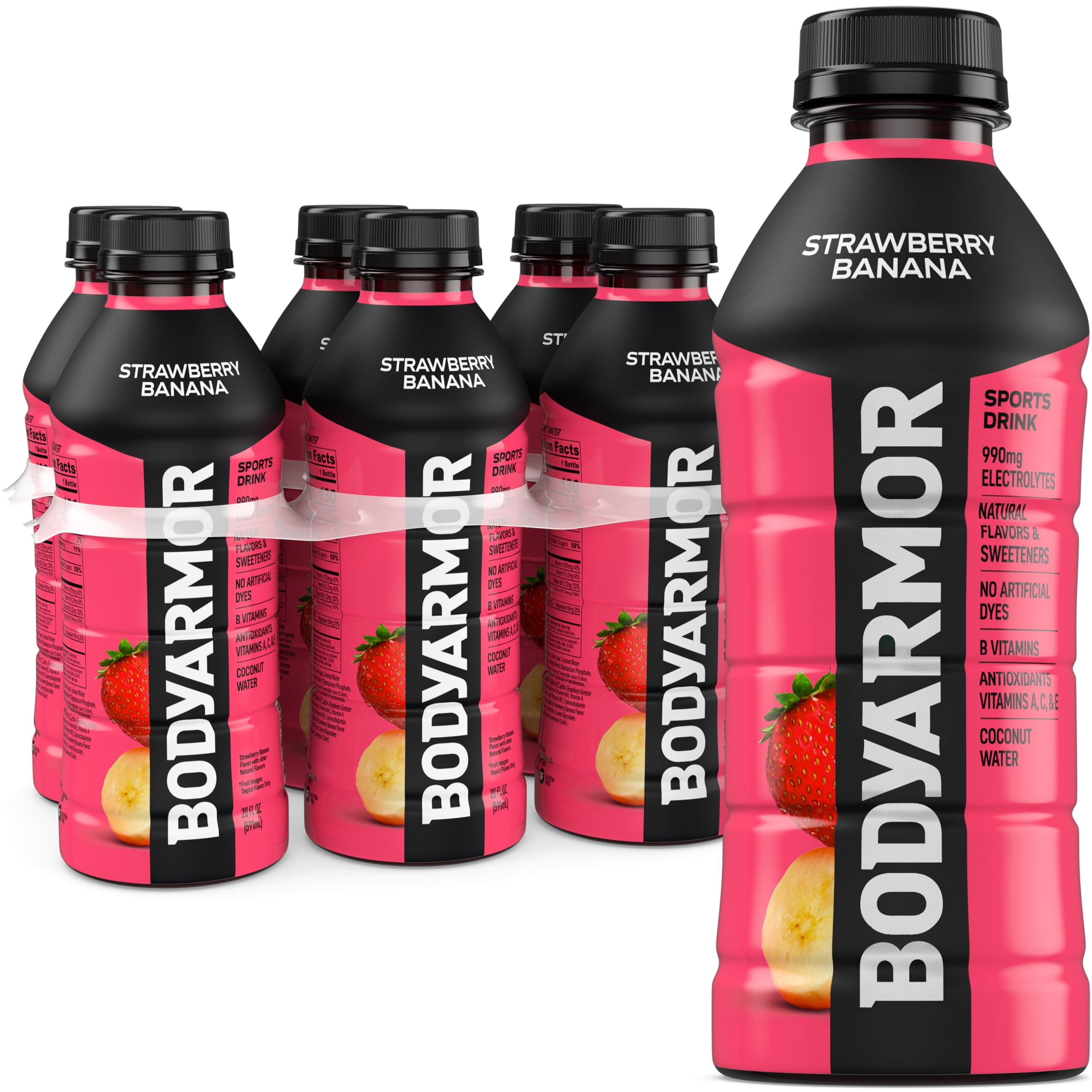 BODYARMOR Sports DrinkUMRT Sports Beverage, Strawberry Banana, Coconut ...