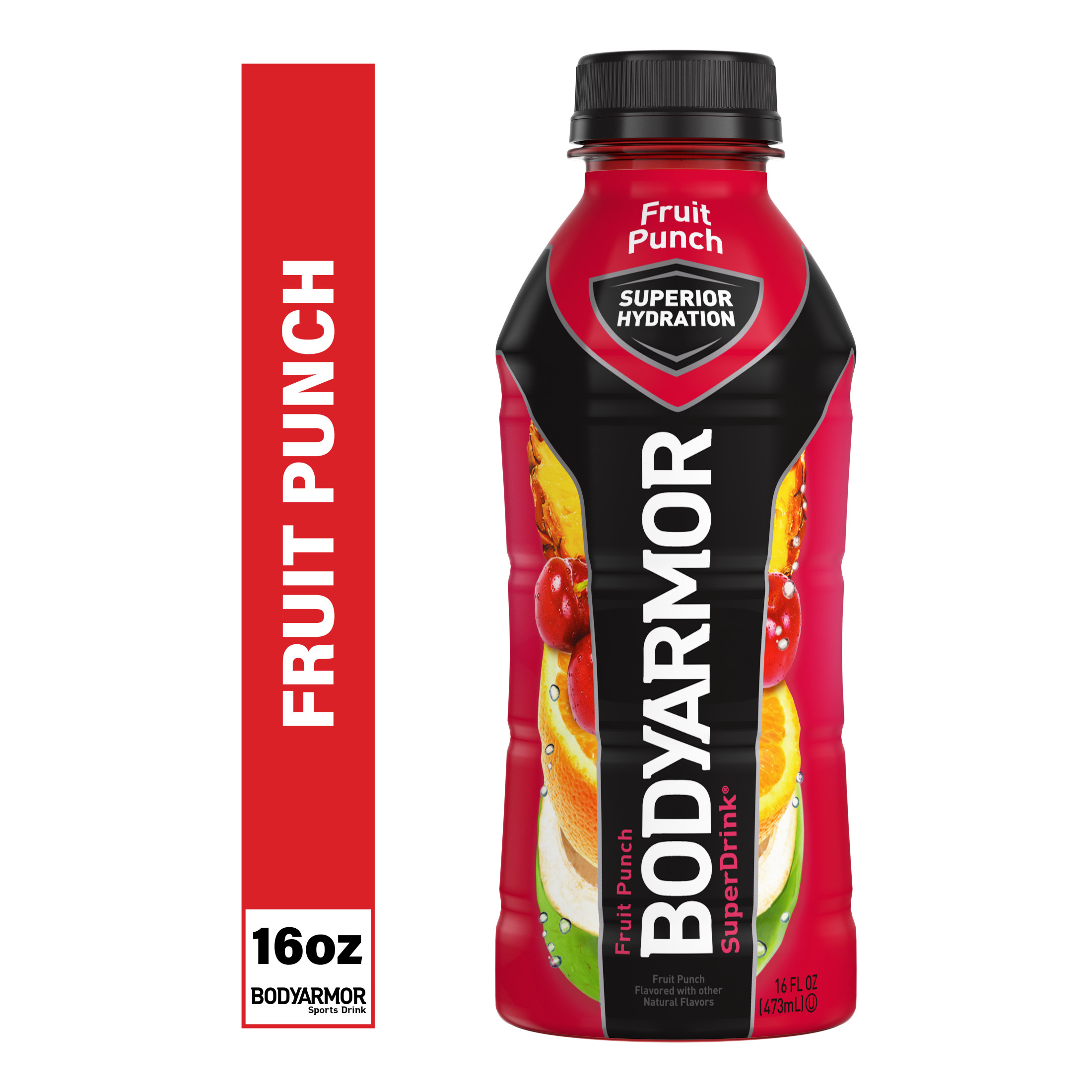 BODYARMOR SuperDrink Fruit Punch Electrolyte Beverage, 20 fl oz Bottles ...