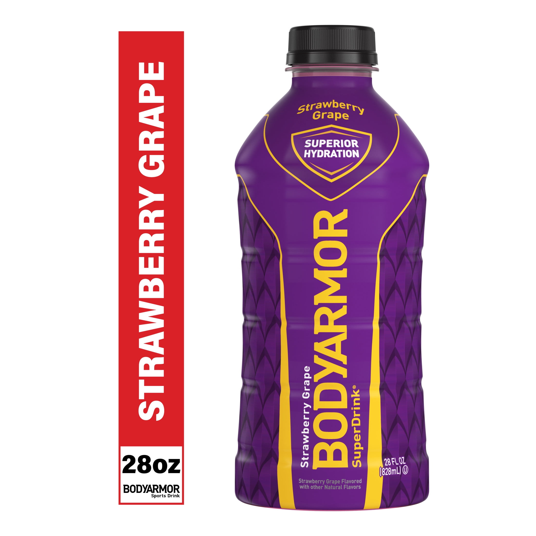 BODYARMOR SuperDrink Strawberry Grape Sport Drink, 28 fl oz Bottle ...