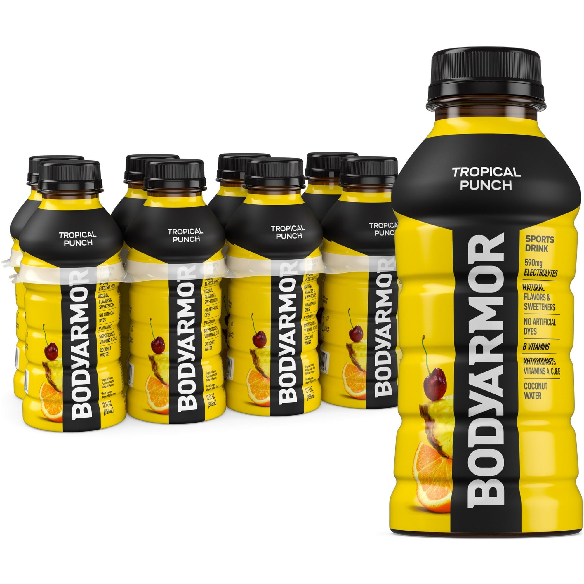 BODYARMOR Tropical Punch Electrolyte Sports Drink, 12 fl oz, 8 pack ...