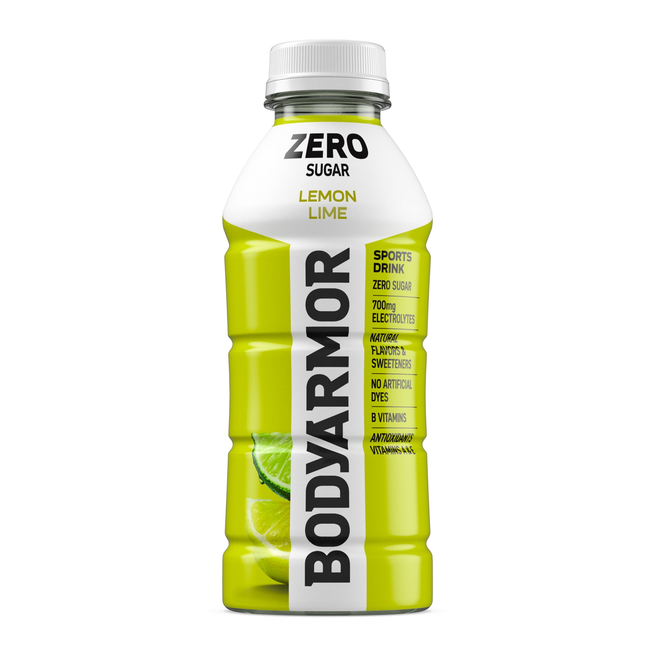 BODYARMOR Zero Sugar Lemon Lime Electrolyte Sports Drink, 16 fl oz ...