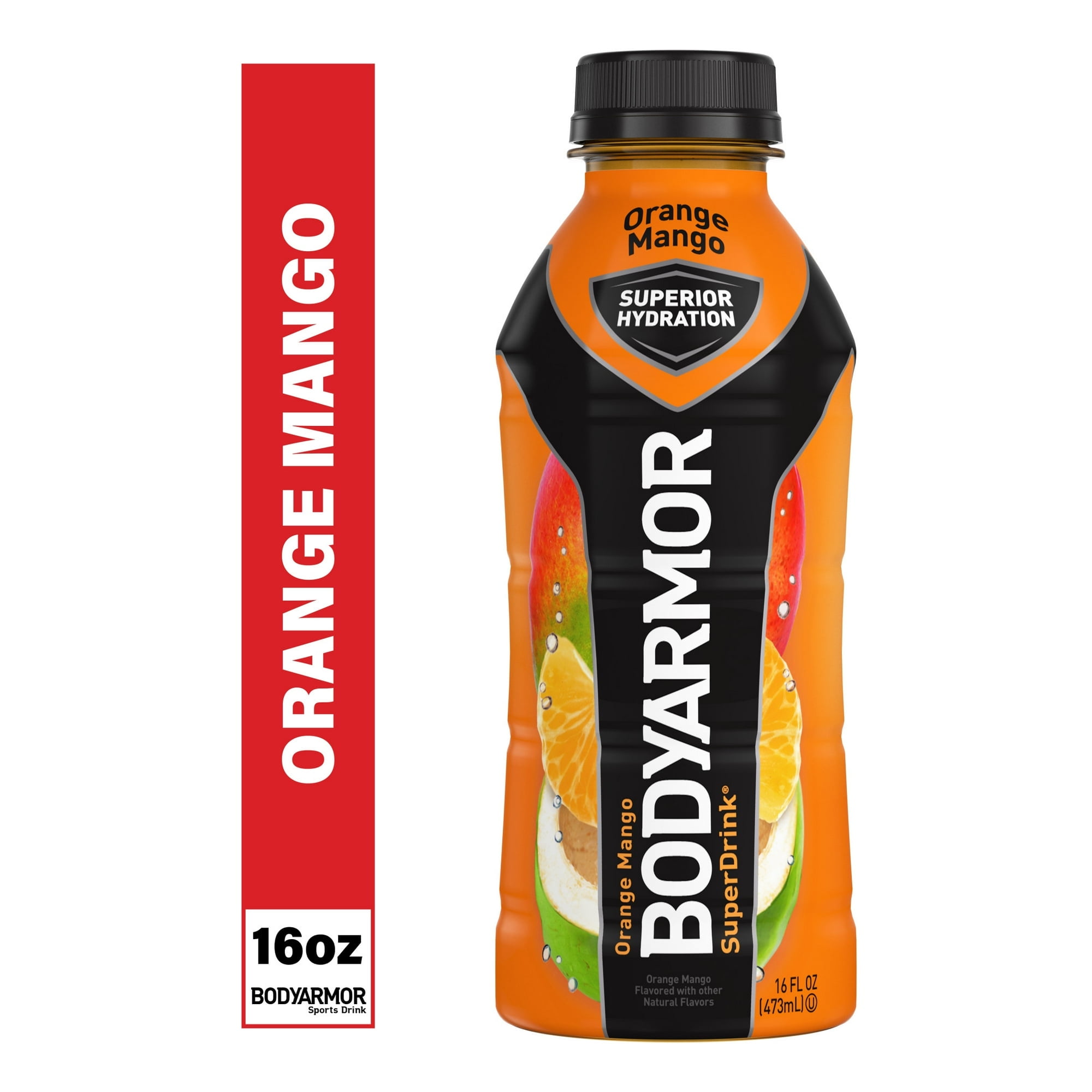 BODYARMOR ZERO Sugar Bottled Sports Drink Orange, 16 fl oz - Walmart.com