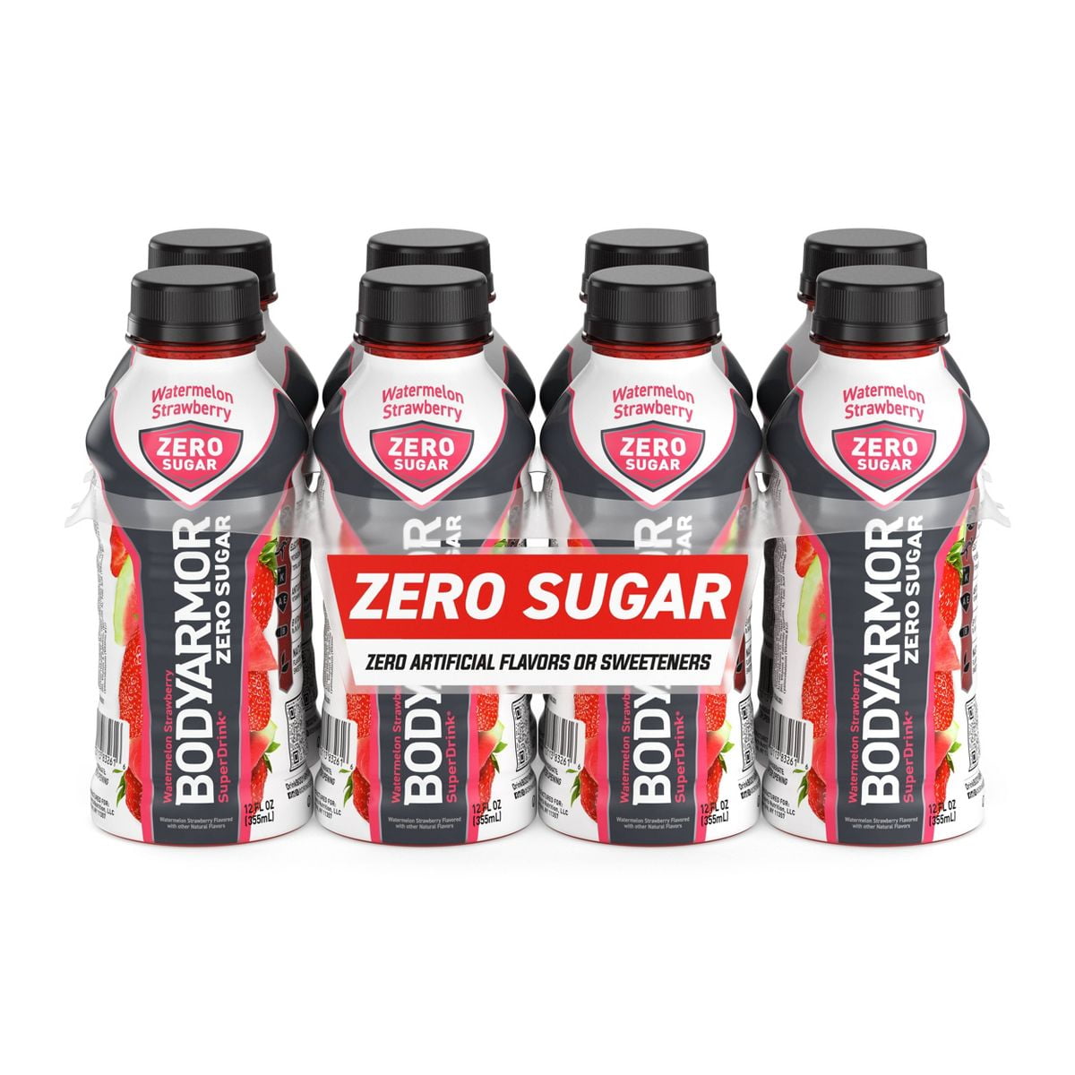 BODYARMOR ZERO Watermelon Strawberry - 8pk/12 fl oz Bottles - Pack of 2 ...