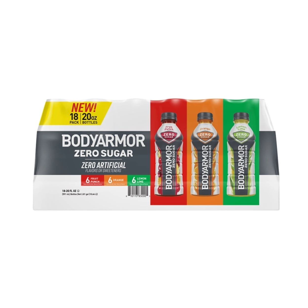 BODYARMOR Zero Sugar Sports Drink, Variety Pack, 20 Fluid Ounce (Pack ...