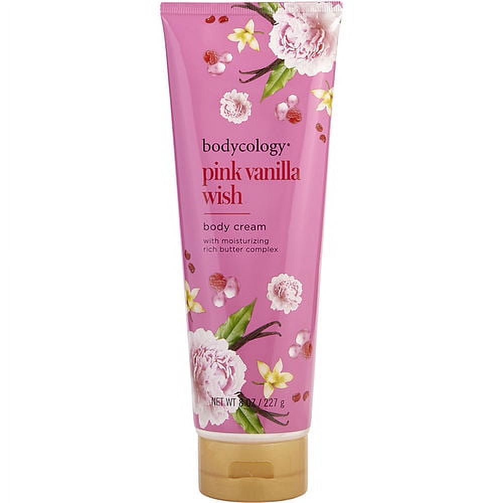 BODYCOLOGY PINK VANILLA WISH by Bodycology BODY CREAM 8 OZ - Walmart.com