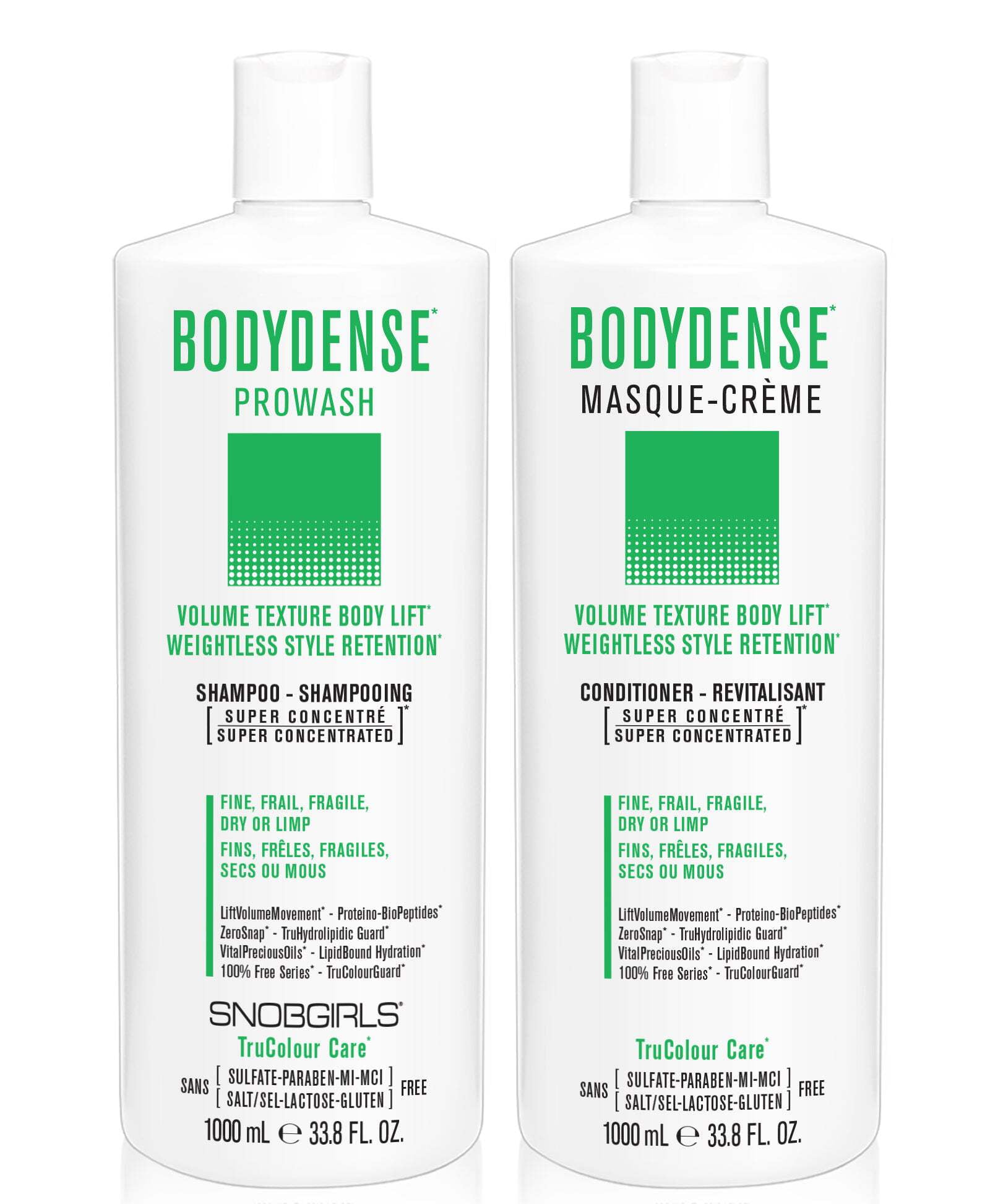 BODYDENSE Shampoo Conditioner DUO 1000 mL - Walmart.com