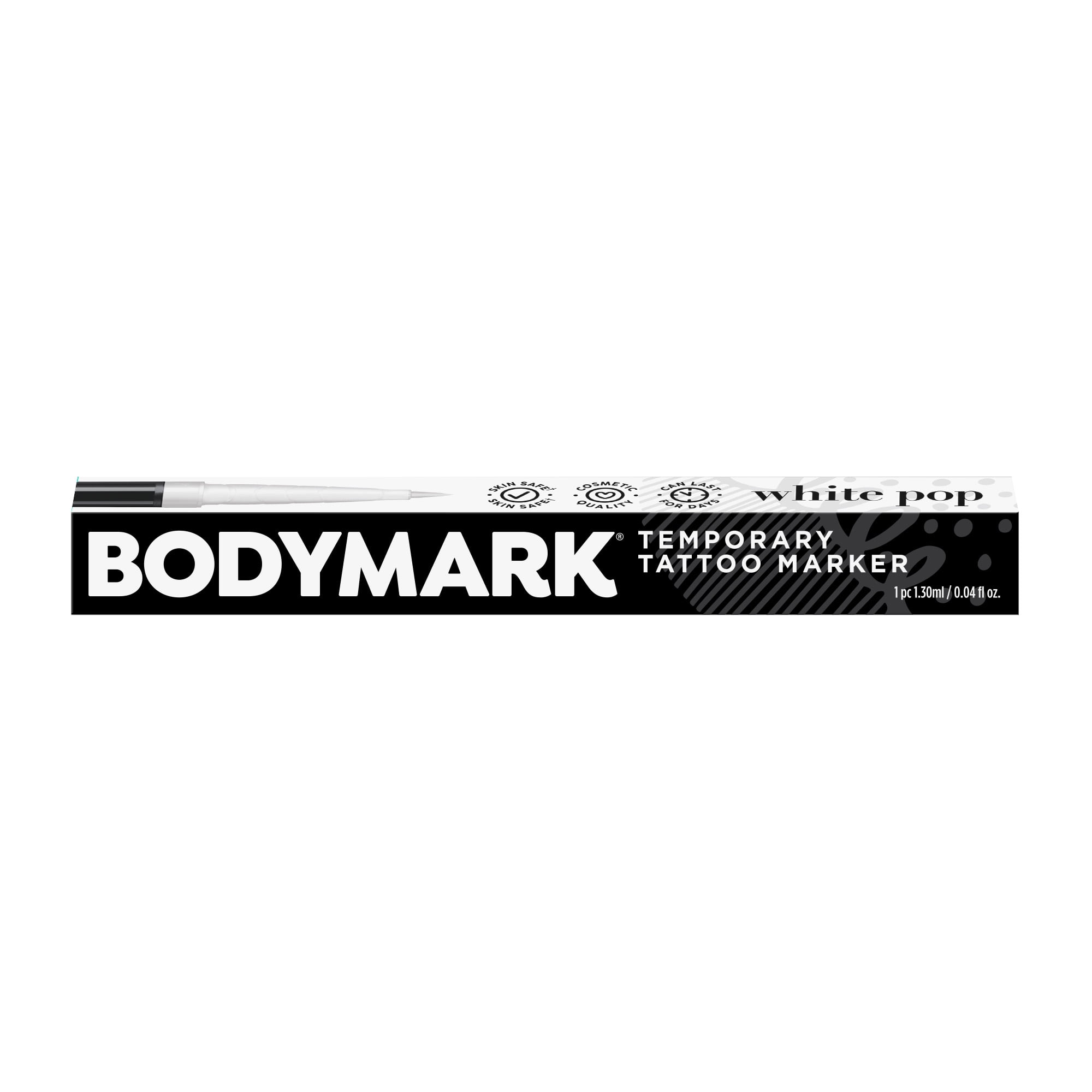 BODYMARK White Pop - Deluxe Body Marker, Premium Temporary Tattoo ...