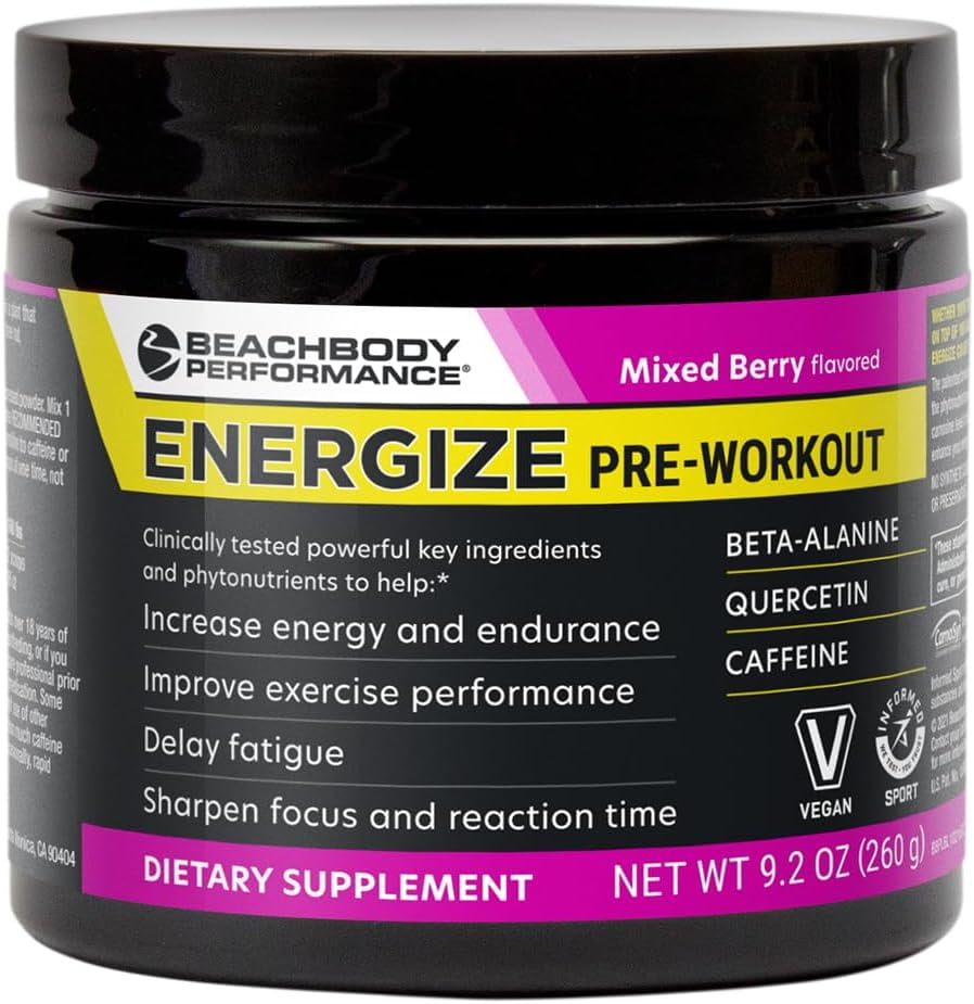 BODi Energize Pre Workout Powder - Beta-Alanine, Quercetin & Low-Dose ...