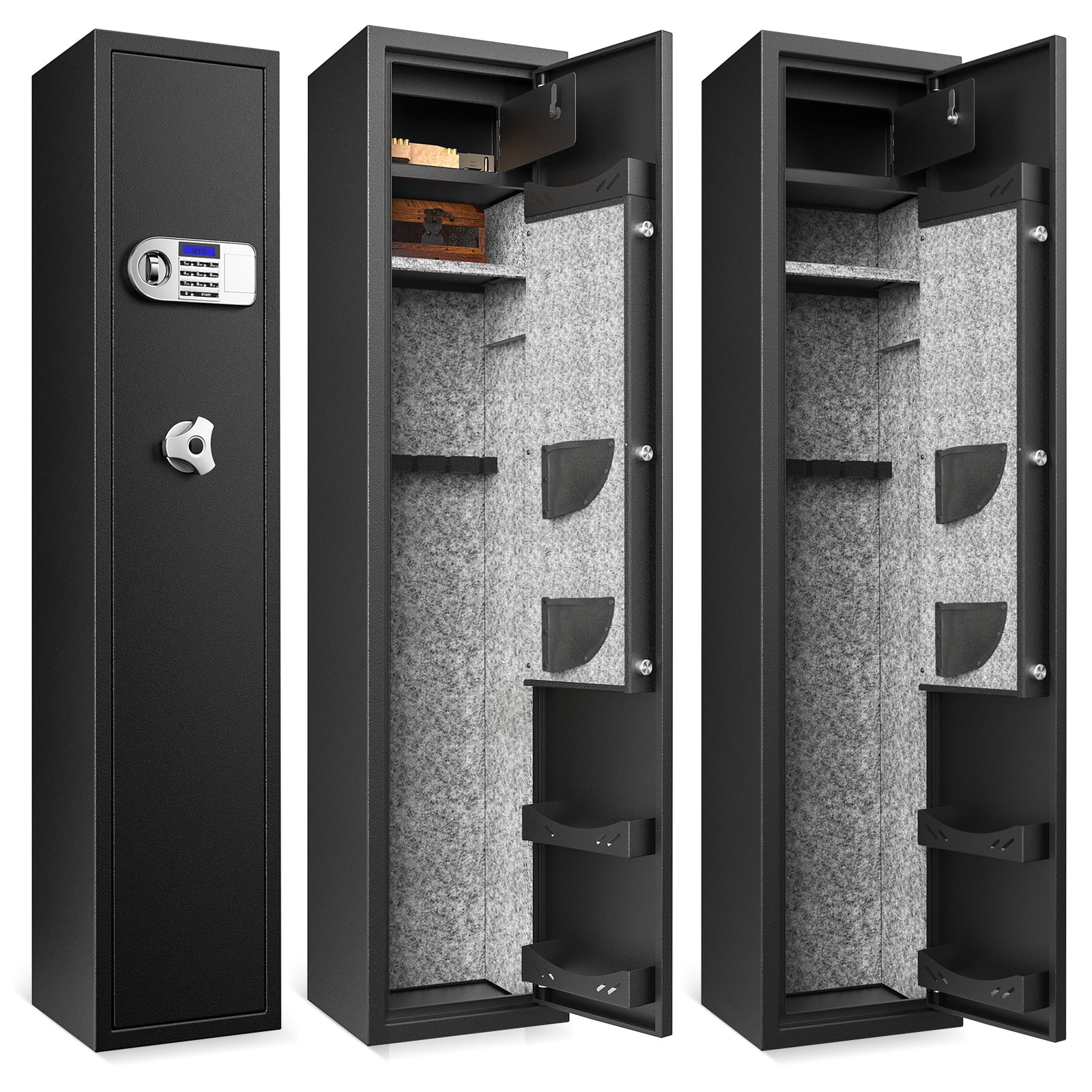 BOEASTER 6 Rifle Safe, Gun Safe for Home Rifle and Pistol, with ...