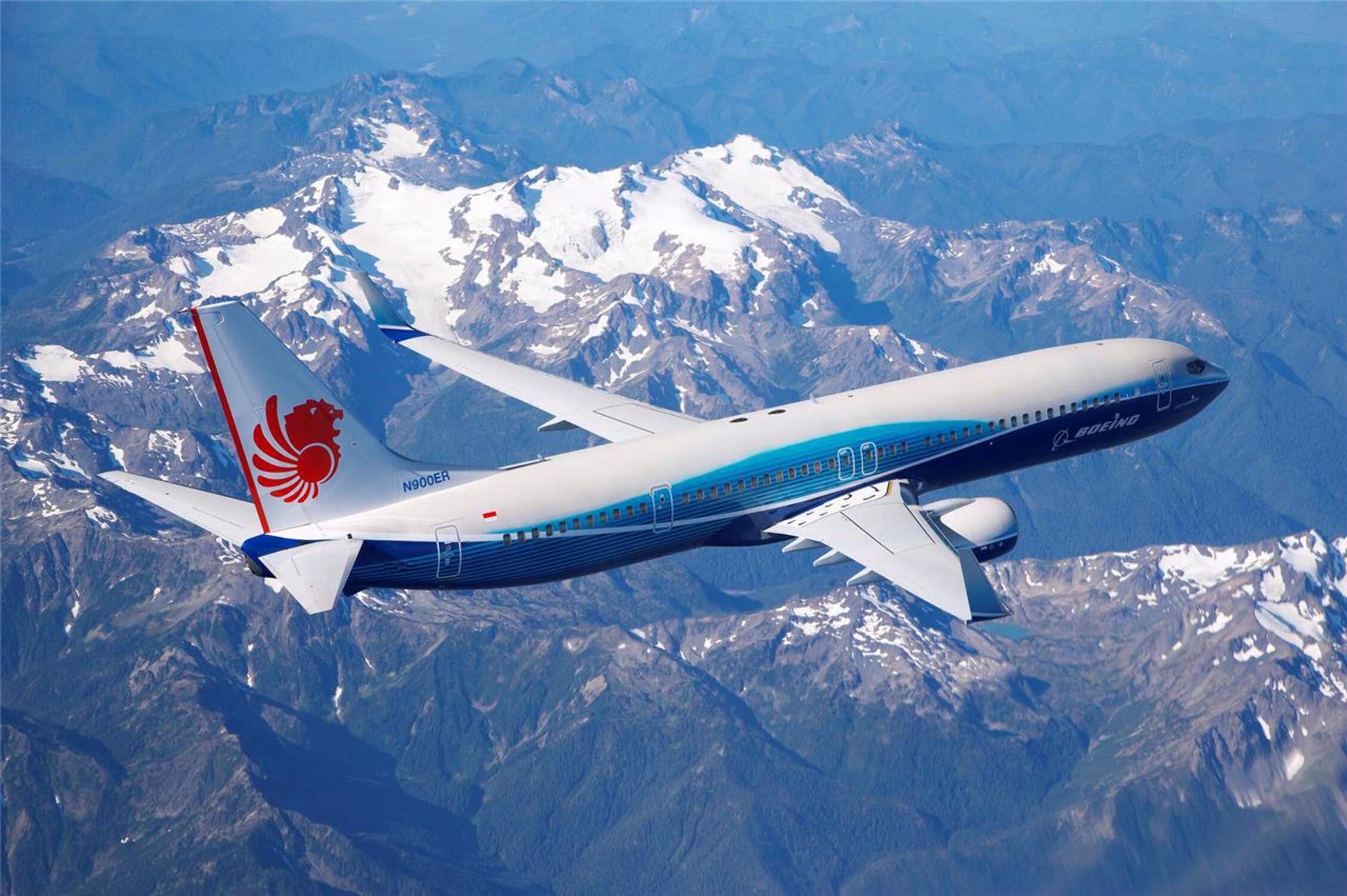 BOEING 737-900 AIRCRAFT GLOSSY POSTER PICTURE PHOTO PRINT BANNER ...