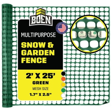 YARDGARD 14 Gauge Galvanized Welded Wire Fence, 1x2 Inch Mesh, 24x25 ...