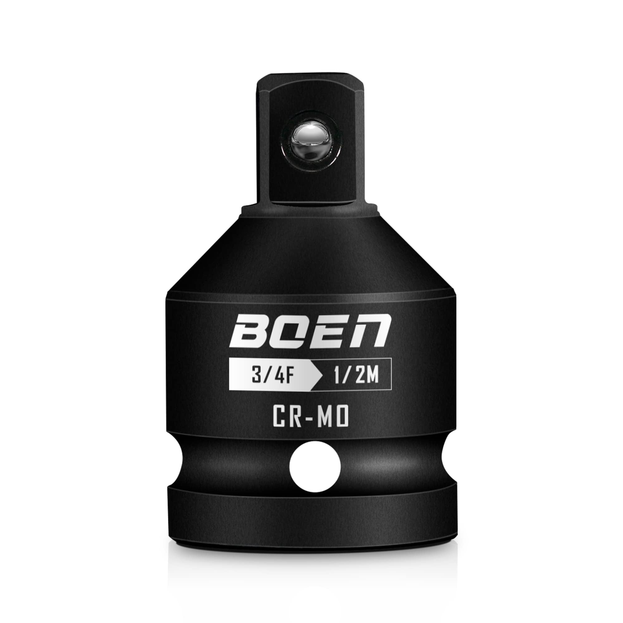 BOEN 3/4"F to 1/2"M Impact Socket Adapter, Cr-Mo Steel,Socket Adapter ...