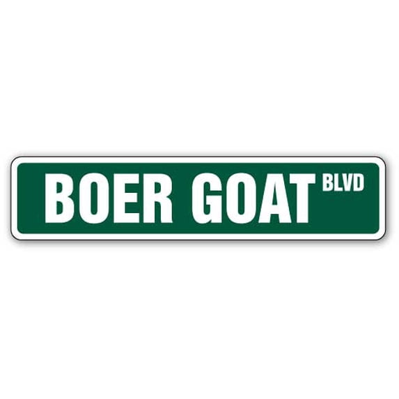 BOER GOAT Aluminum Street Sign goats farm farmer Metal Sign animal ...