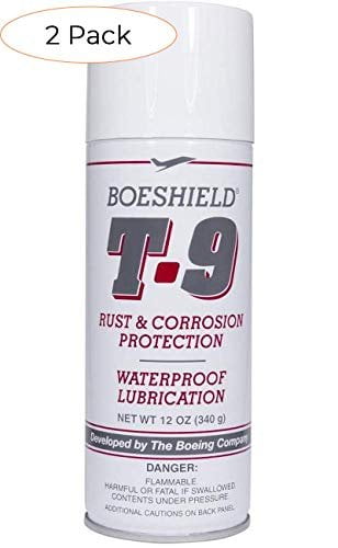 BOESHIELD T-9 Rust & Corrosion Protection/Inhibitor and Waterproof Lubrication, 12 oz. Pack 2 ...