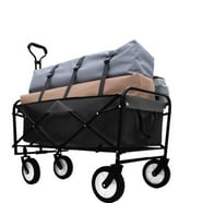 Mighty Max Cart | Compact Outdoor Beach Sand Wagon/Fishing Cart - Ice ...