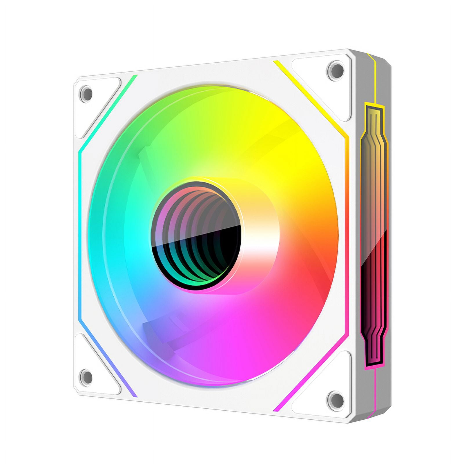 BOFEER 12cm ARGB 5V 3Pin 4 Pin PWM Computer Chassis Fan Infinity Mirror ...