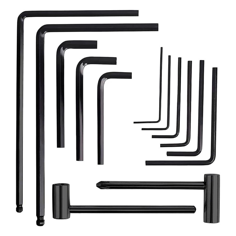 BOFEER 13pcs/Set L Shaped Hex Hexagon Key Allen Wrench Guitar Neck ...
