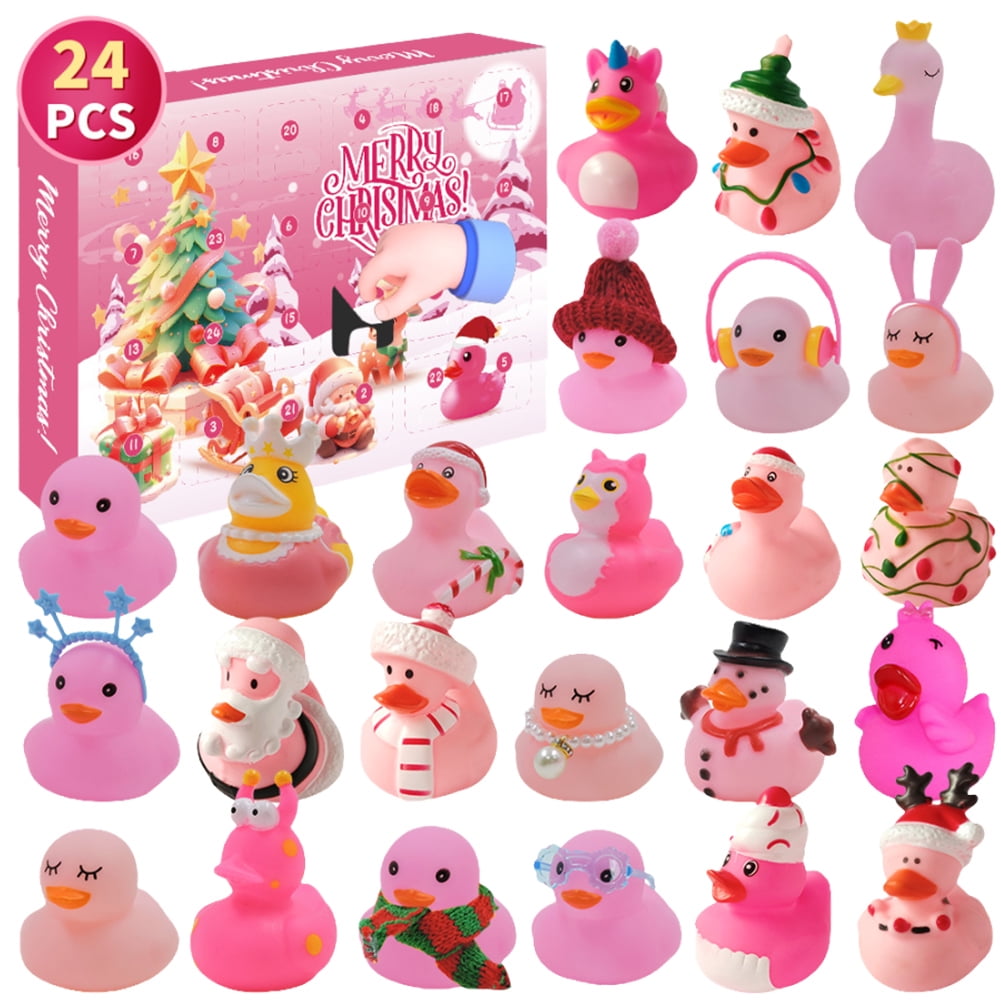 BOFEER 2024 Christmas Rubber Duck Advent Calendar with 24 Rubber Ducks ...