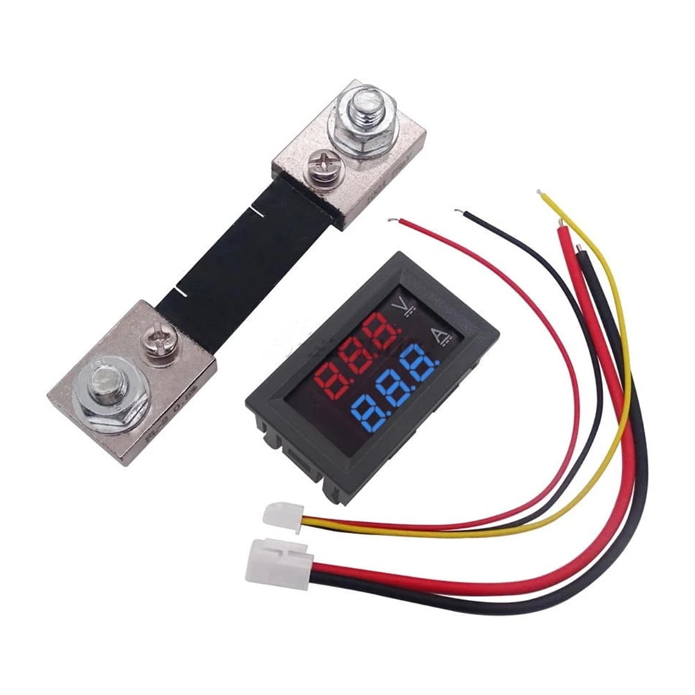 BOFEER Digital Voltage Current Tester DC0-100V 10A 50A 100A Voltage ...