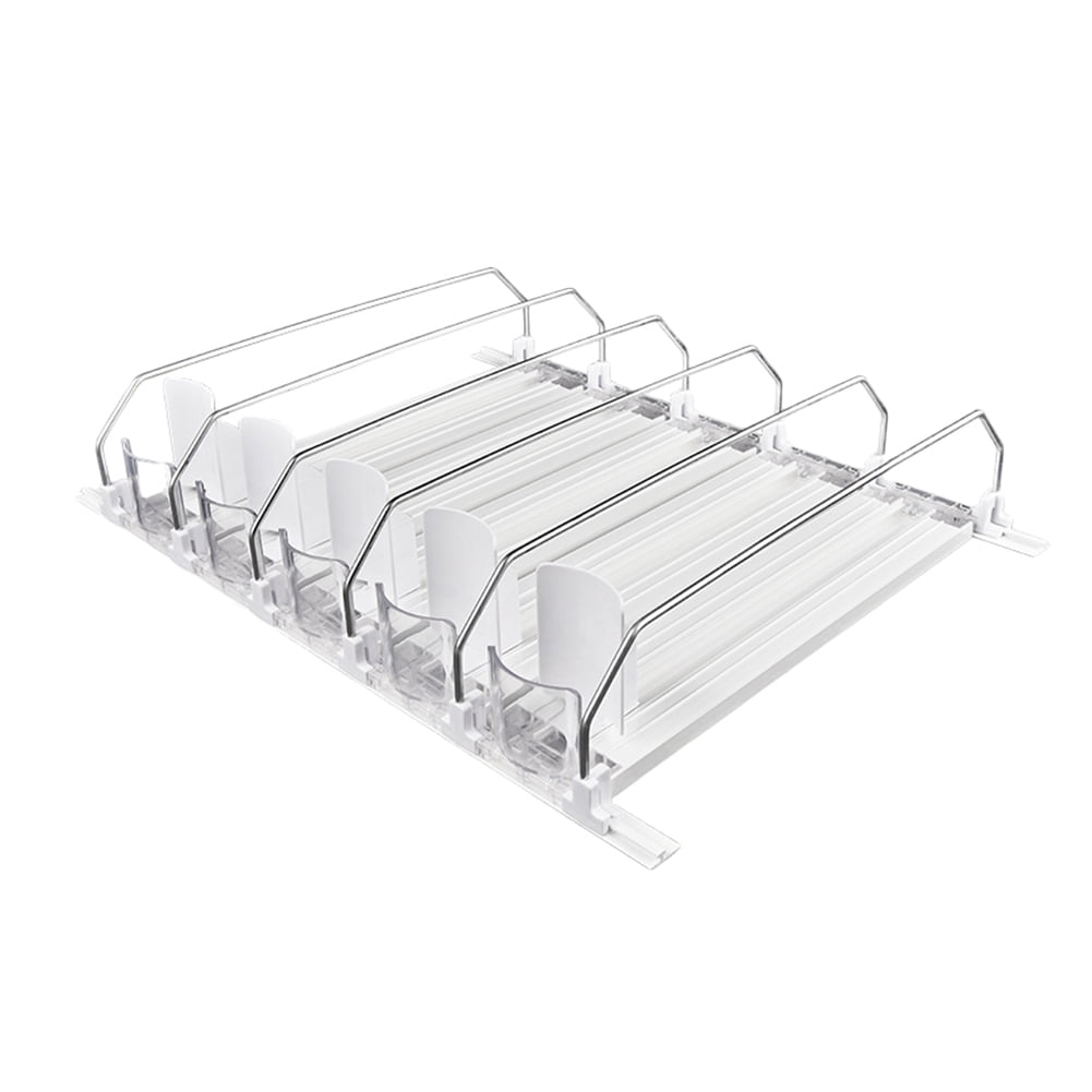 BOFEER Drink Organizer Dispenser Spring Push Canned Beverage Push Rack ...