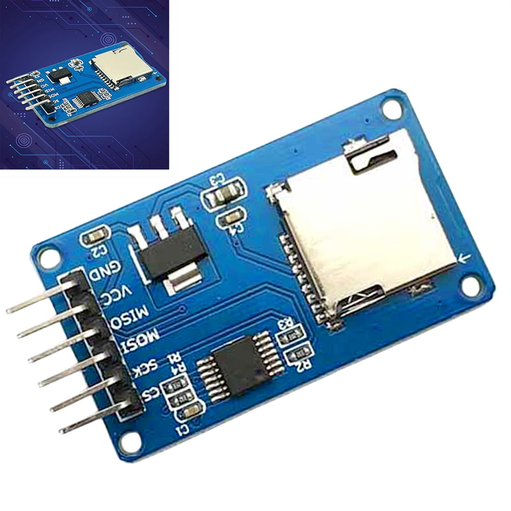 BOFEER Micro SD Module SPI Storage Expansion Board 5V 3.3V Memory ...